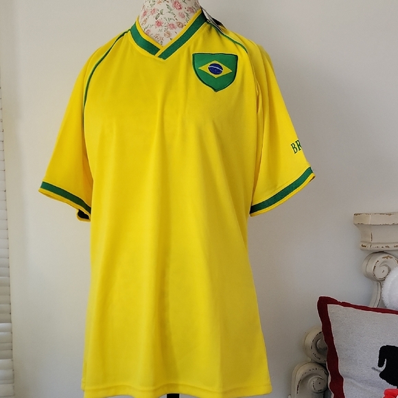 hawks bay | Shirts | New Brazil National Team Yellow Jersey | Poshmark
